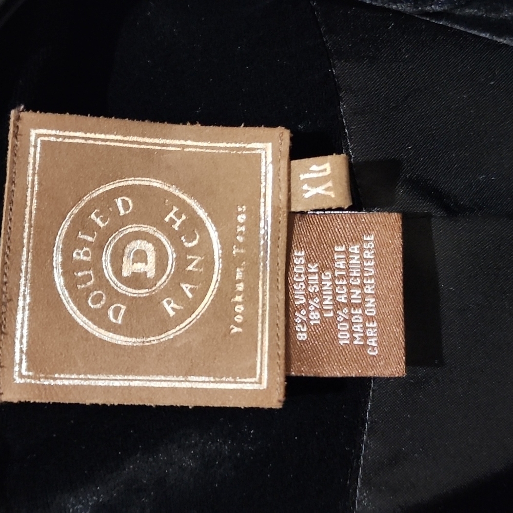 Double D Ranch Velvet Blazer With Genuine Turquoise C… - Gem